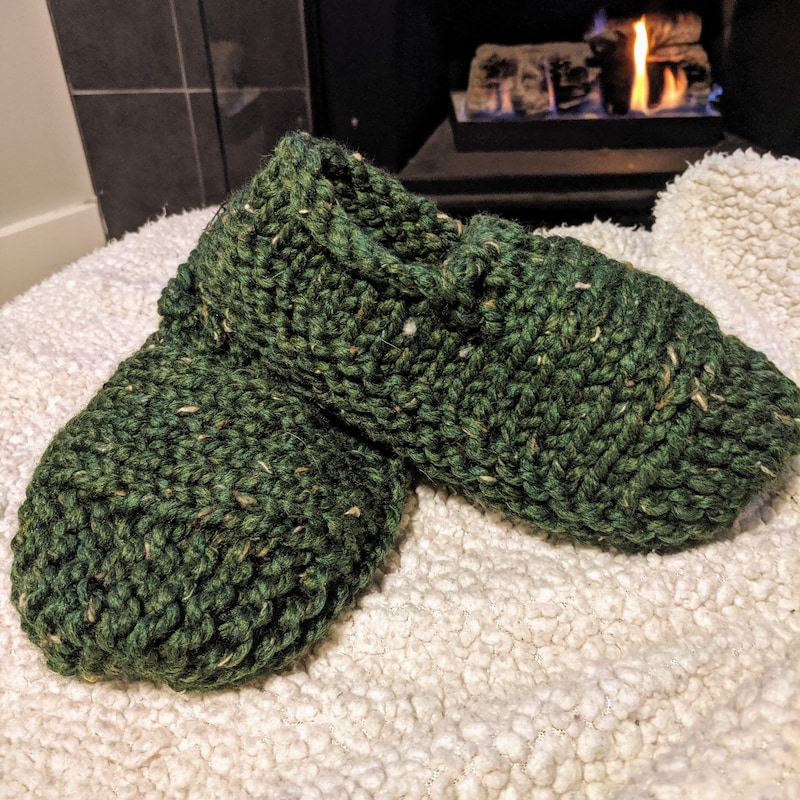 Mens Knit Slippers - Etsy
