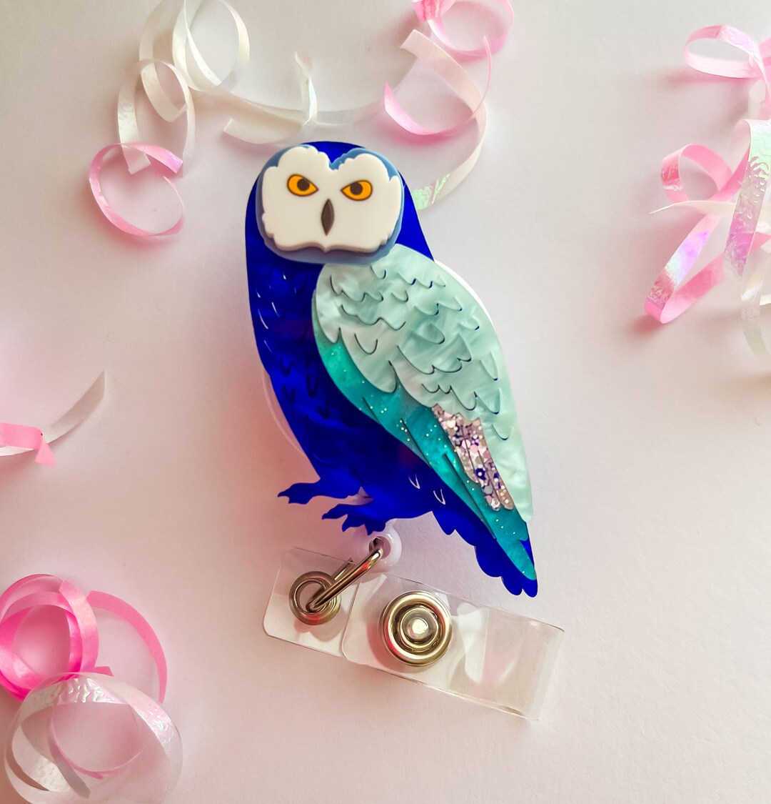 Laser Cut Acrylic Badge - Animal - Badge Holder - Retractable Badge ...