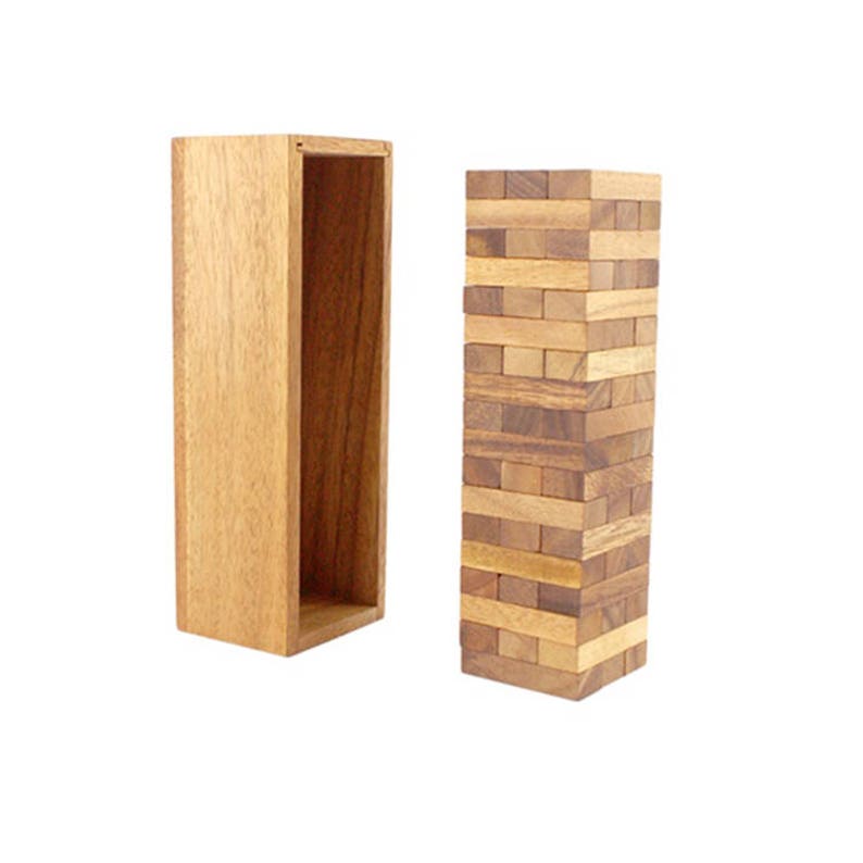 Wooden Toy : Wooden Tower Game 54 Blocks the Organic Natural Puzzle ... Wooden Toy : Wooden Tower Game 54 Blocks the Organic Natural Puzzle ...
