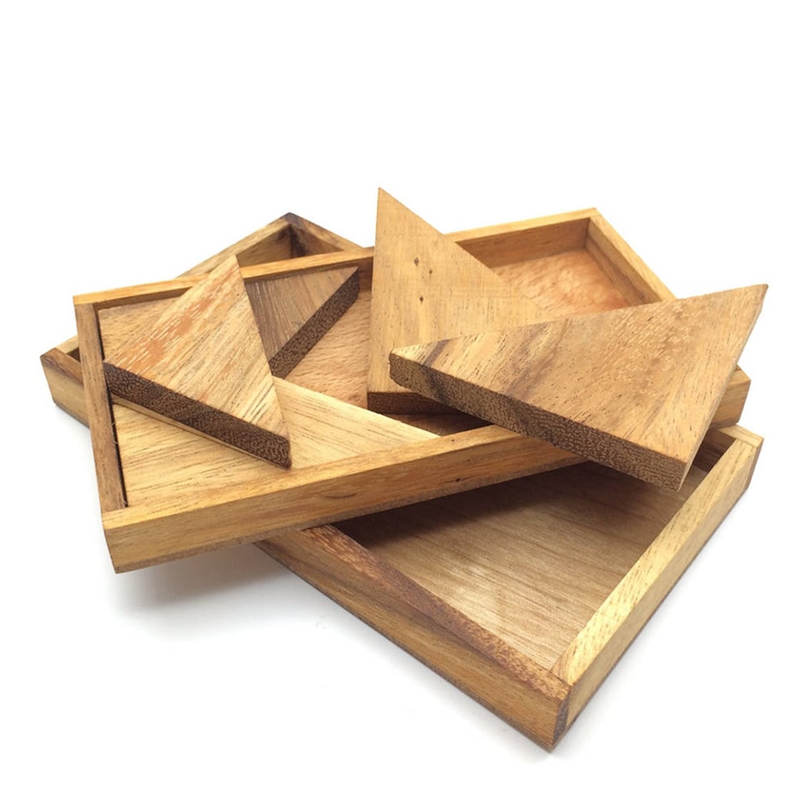 Wooden Toy : Tangram Long Box Wooden Puzzle Brain Teaser the - Etsy