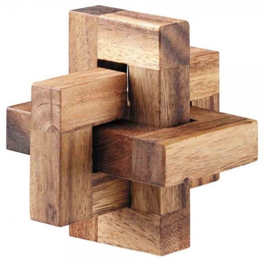 Wooden Toy : C.C.O. Wooden Interlocking Puzzle the Organic - Etsy