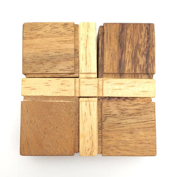 Wooden Cross Puzzle - Etsy