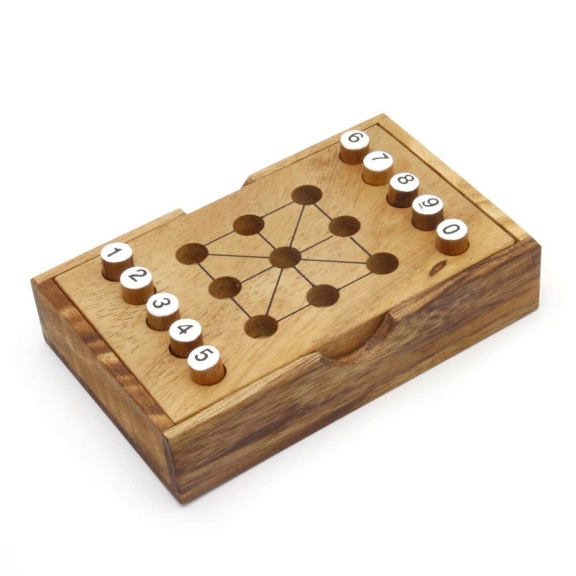 Wooden Toy : Magic Squares the Organic Natural Puzzle Game Play for ...