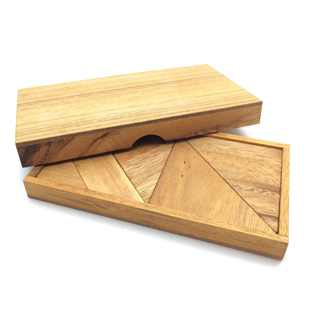 Wooden Toy : Tangram Long Box Wooden Puzzle Brain Teaser the - Etsy