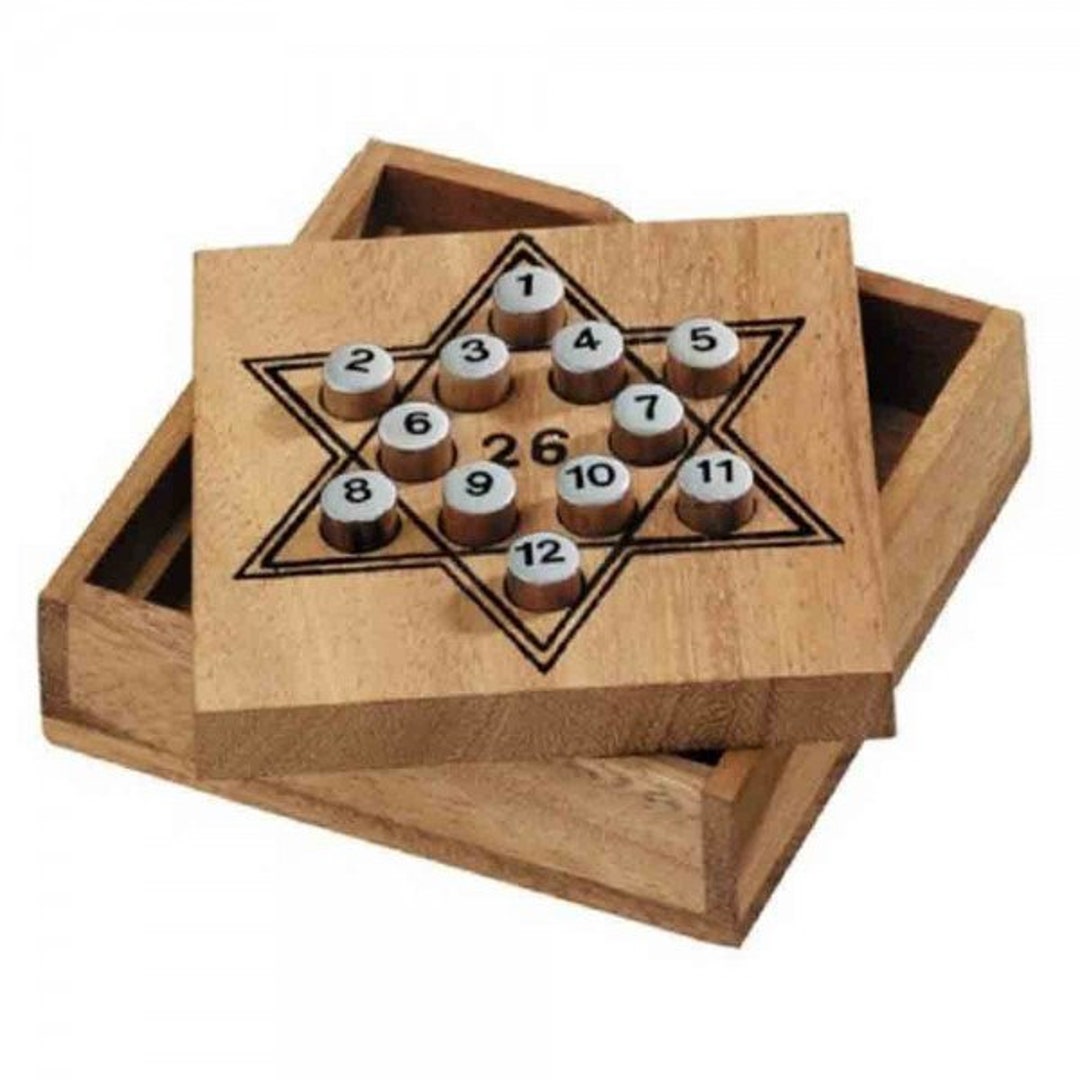 Wooden Toy : Magic Star 26 Math Puzzle the Organic Natural - Etsy