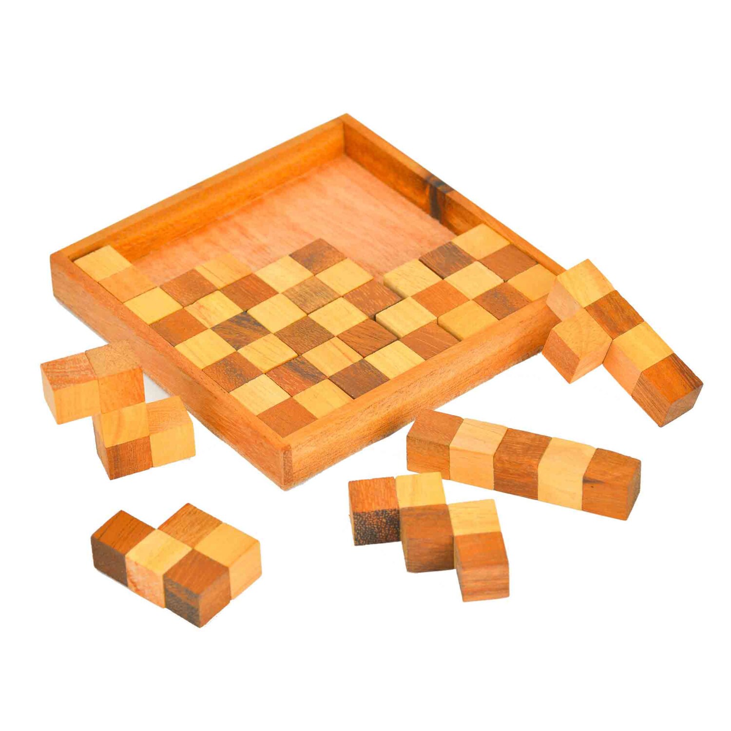 Wooden Toy : Pento Chess Puzzle the Organic Natural Puzzle - Etsy