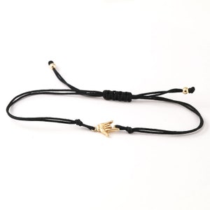 Solid Gold ASL Love Bracelet, Sign Language Bracelet, Gold Hand Cord ...