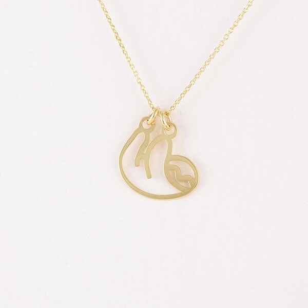 Sloth Necklace - Etsy