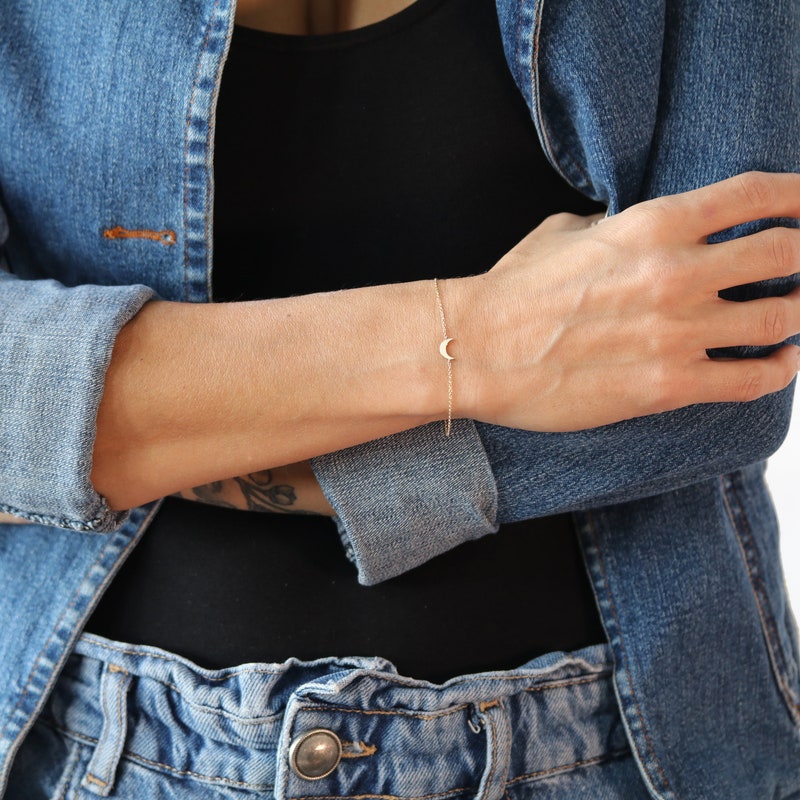 Moon Bracelet - Etsy