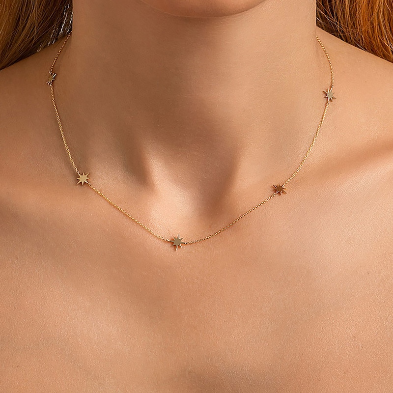 Gold Star Necklace - Etsy