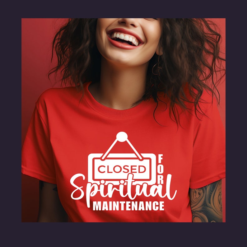 Closed for Spiritual Maintenance SVG Give It to God Self Care and ...