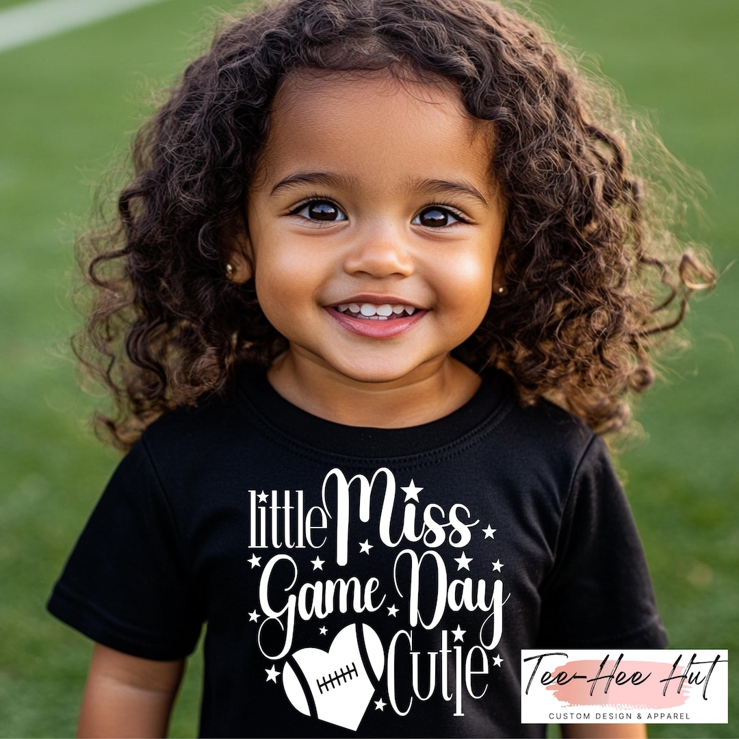 Little Miss Game Day Cutie SVG Game Day Shirt Football Game Day Shirt ...