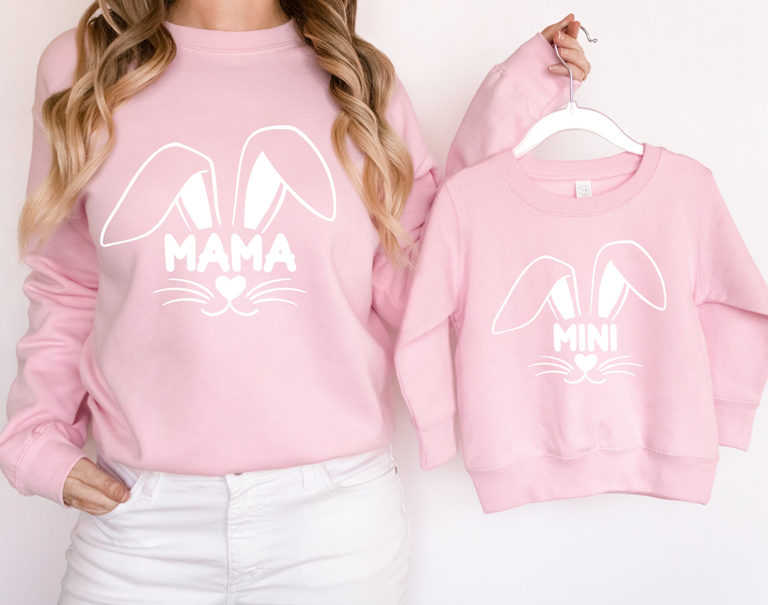 Easter Gift Mama & Mini SVG Easter Bunny Mini Me SVG Easter PNG ...