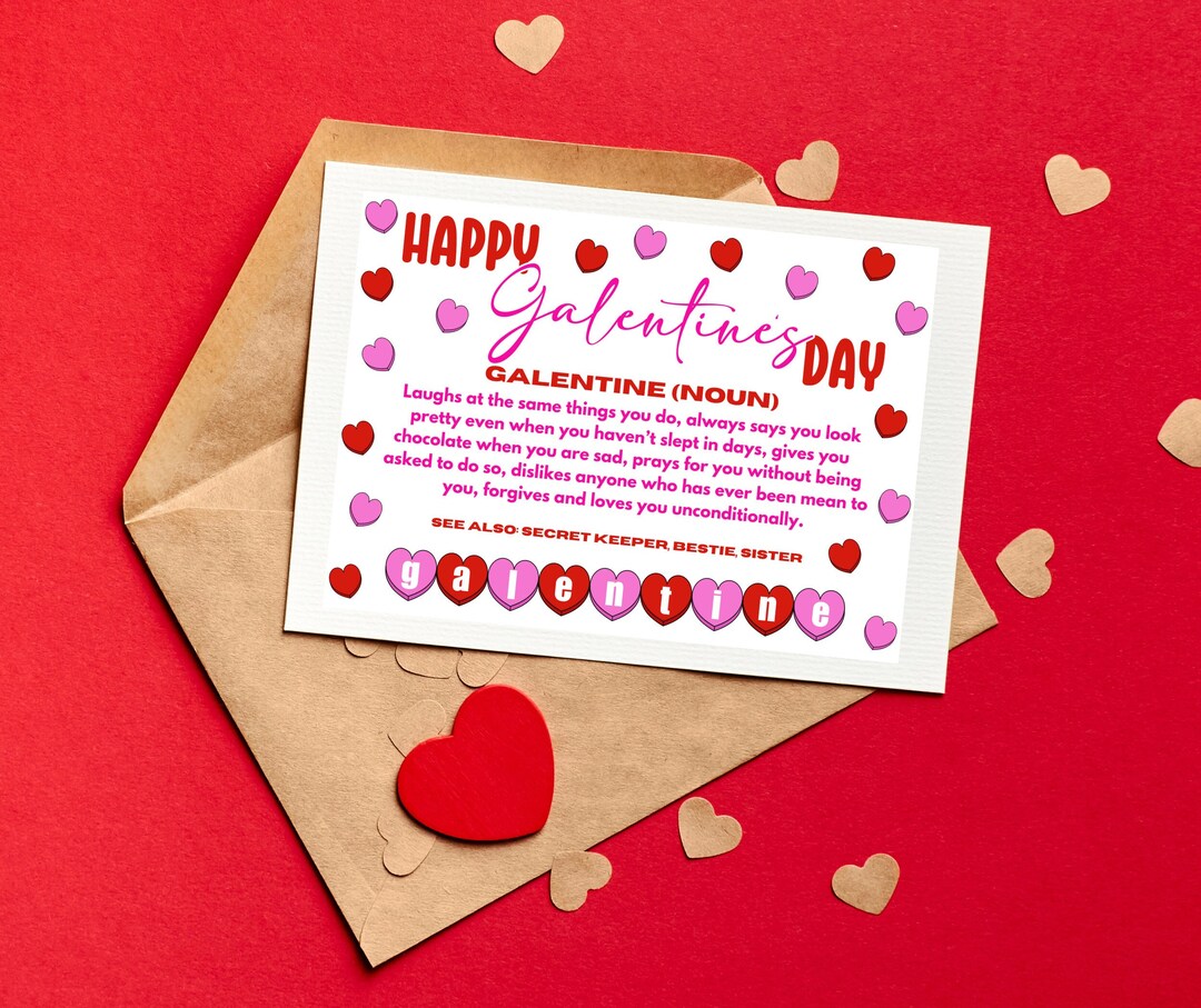 Galentines Day Card | Galentines Day Card | Galentine's Day Card ...