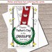 Printable Father's Day Coloring Cards, Instant Downloadable Cards to ...