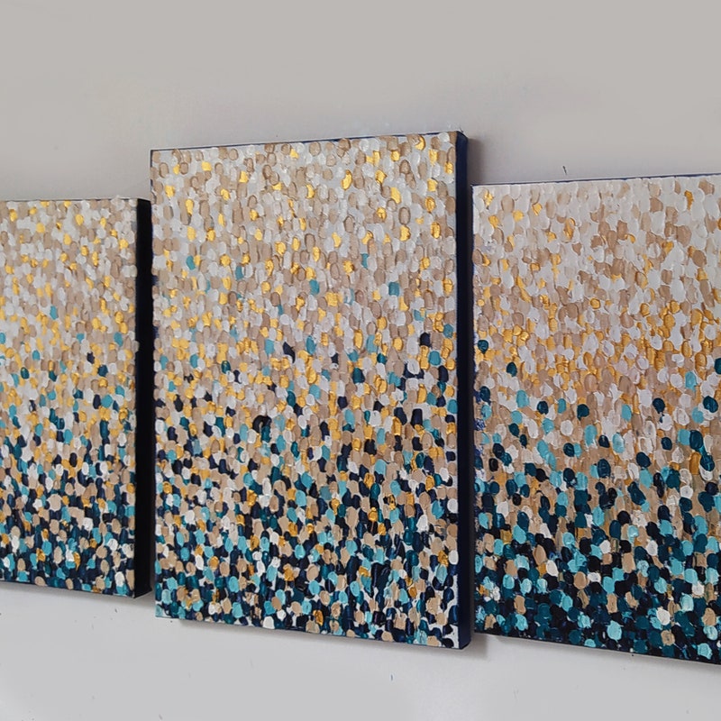 Triptych Painting - Etsy