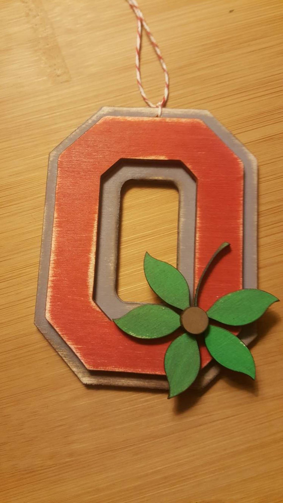 Ohio State Inspired Christmas Ornament. OSU Inspired Ornament. | Etsy