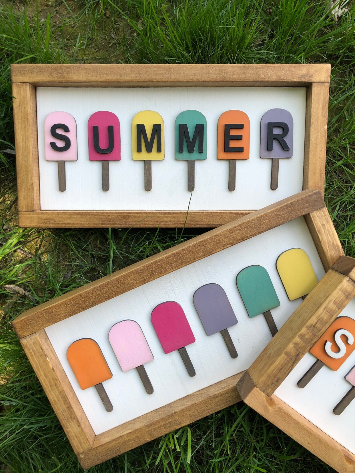 Summer Decor/ Summer Signs/ Popsicle Sign/ Coffee Bar Sign/ 3D - Etsy