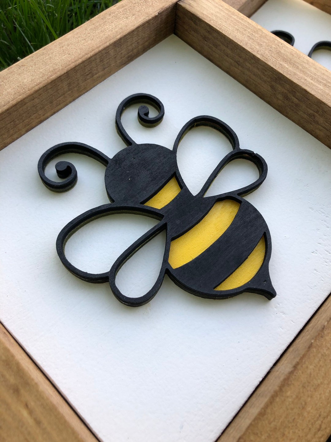 Bee Signs/ Bee Decor/ 3D Signs/ Bumble Bee Decor/ Summer - Etsy