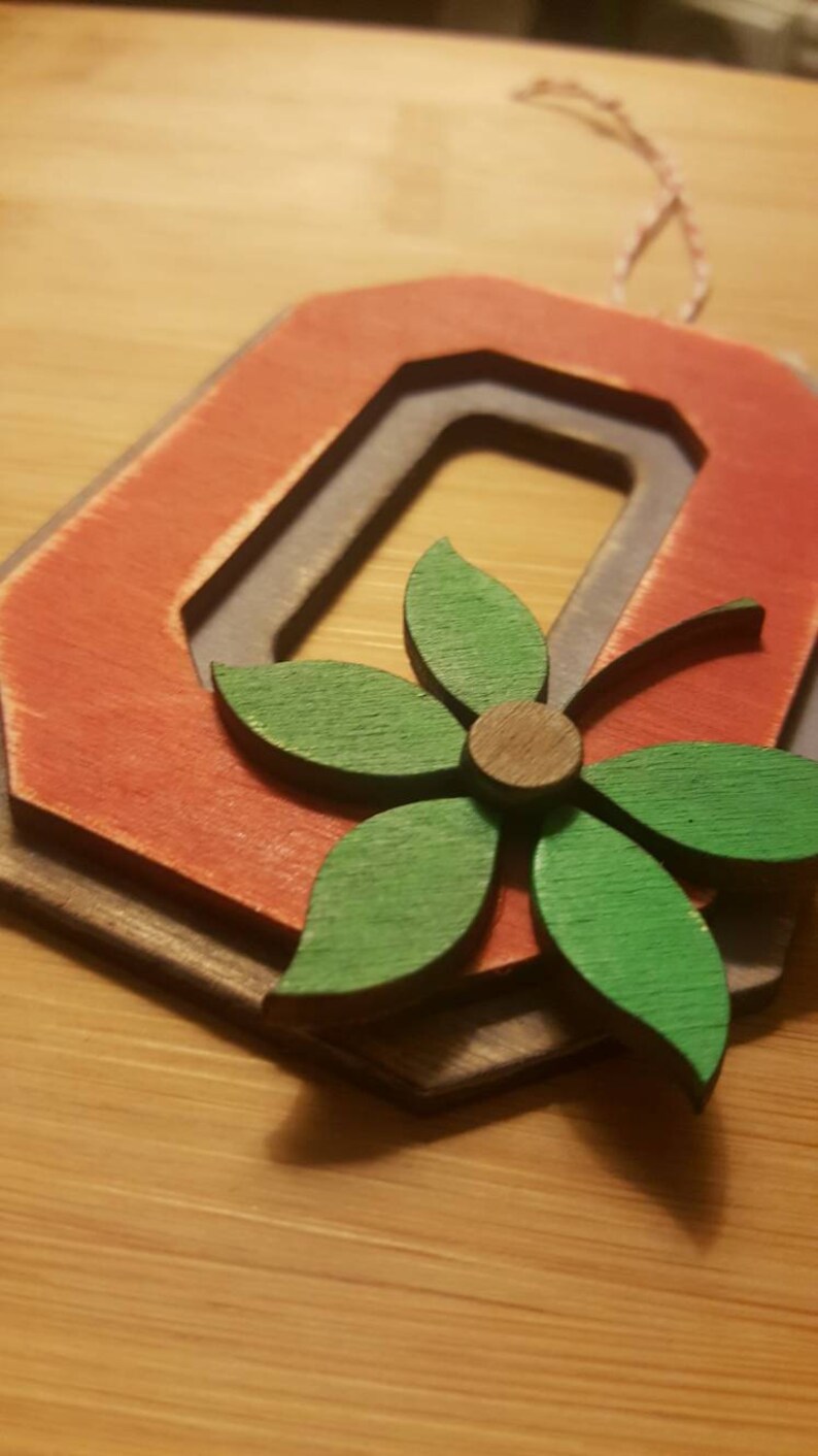 Ohio State Inspired Christmas Ornament. OSU Inspired Ornament. | Etsy