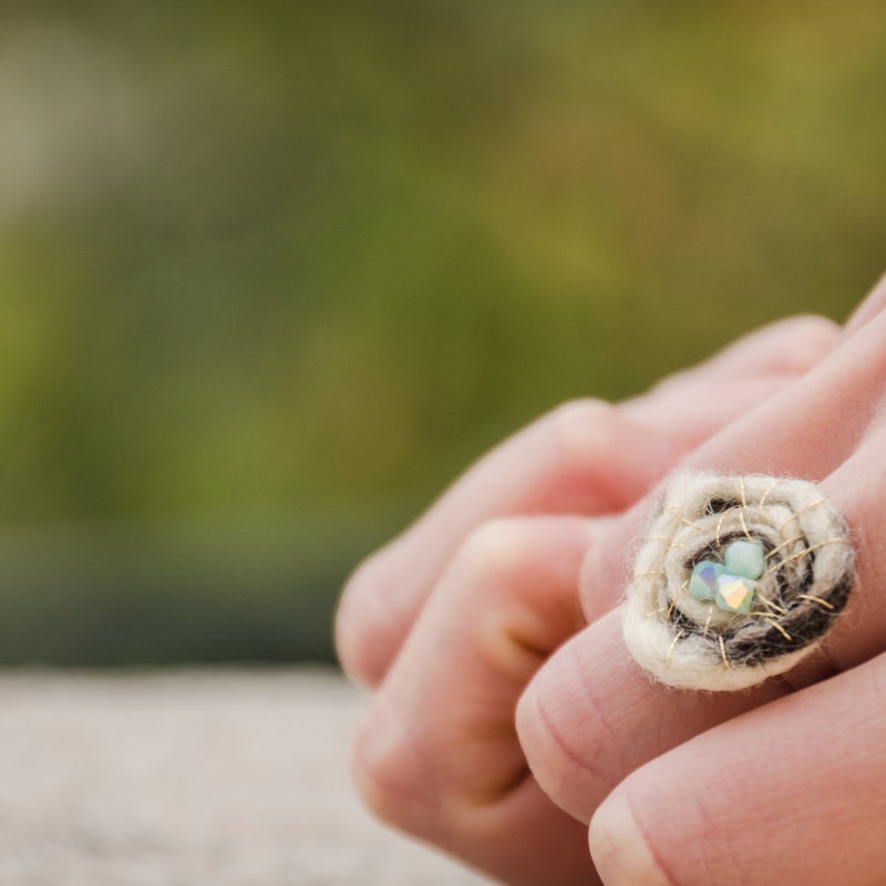 Felt Ring - Etsy UK
