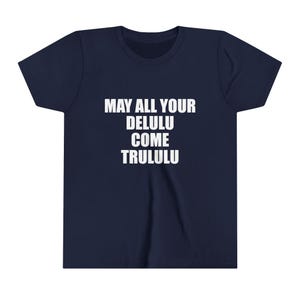 May All Your Delulu Come Trululu Baby Tee Short Sleeve Crop Top Y2K ...