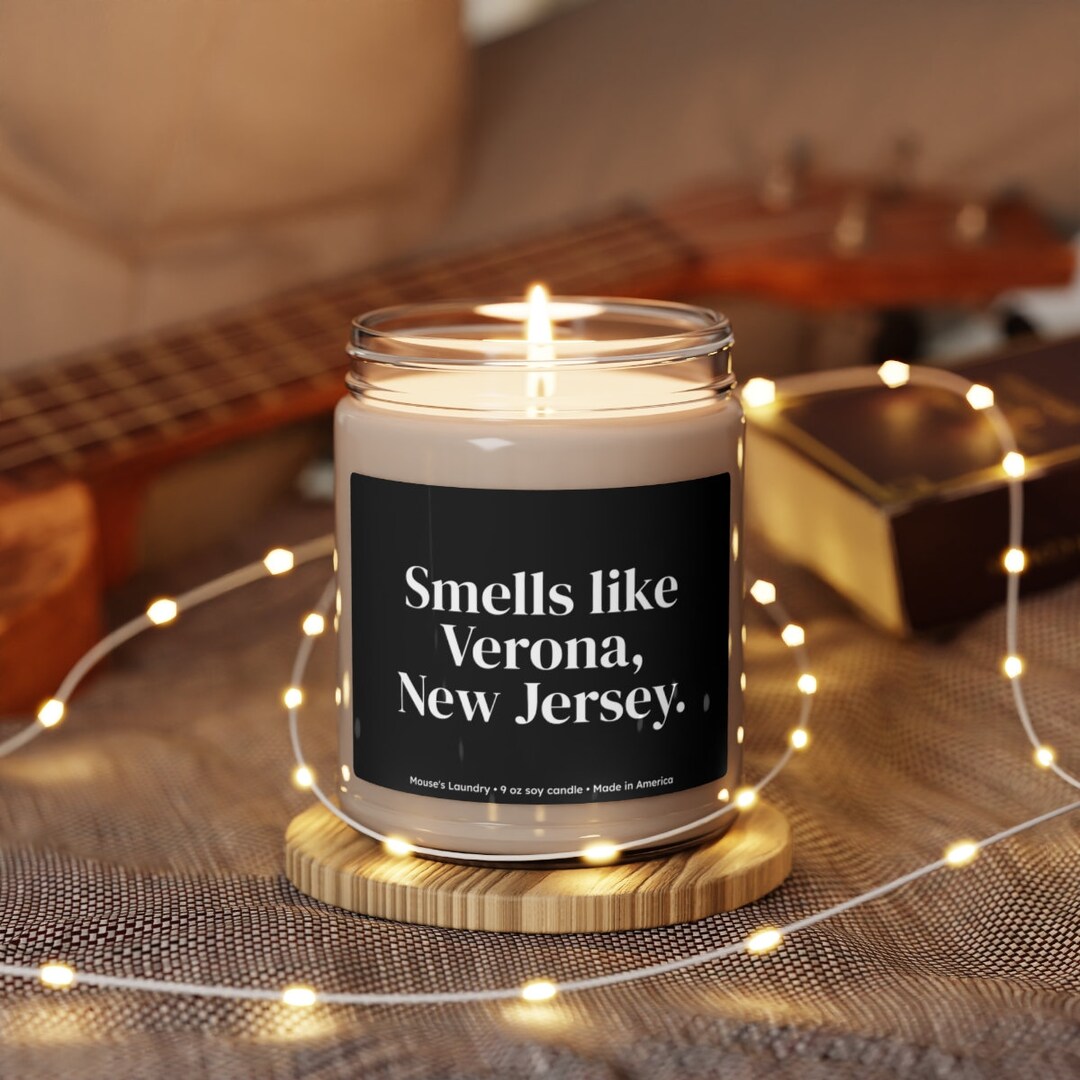 Smells Like Verona, New Jersey Scented Soy Candle 9oz Unique College ...