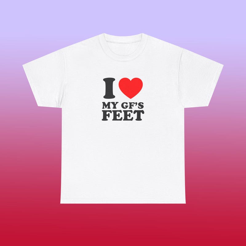 I Love Feet Tee - Etsy