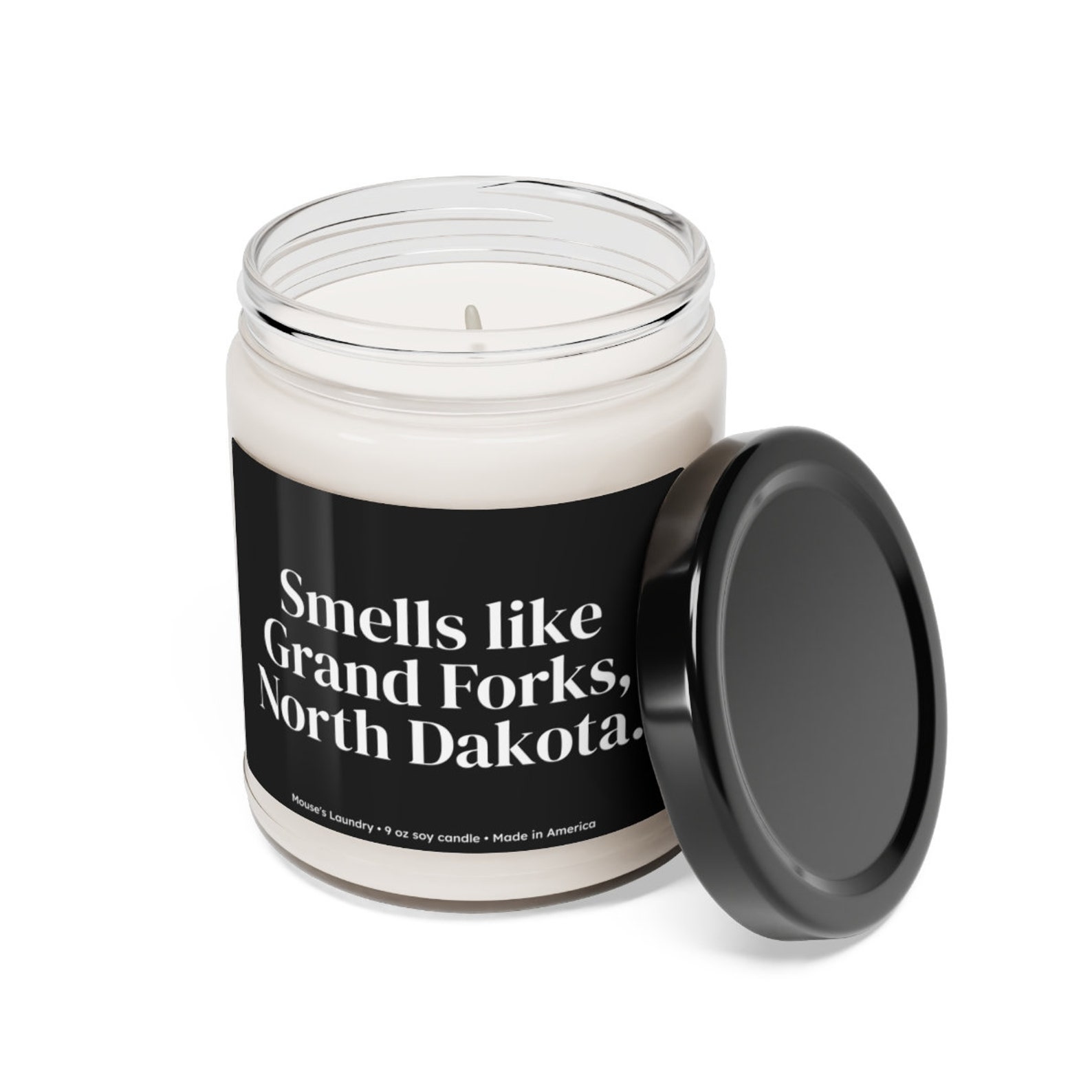 Smells Like Grand Forks, North Dakota Scented Soy Candle 9oz Unique ...