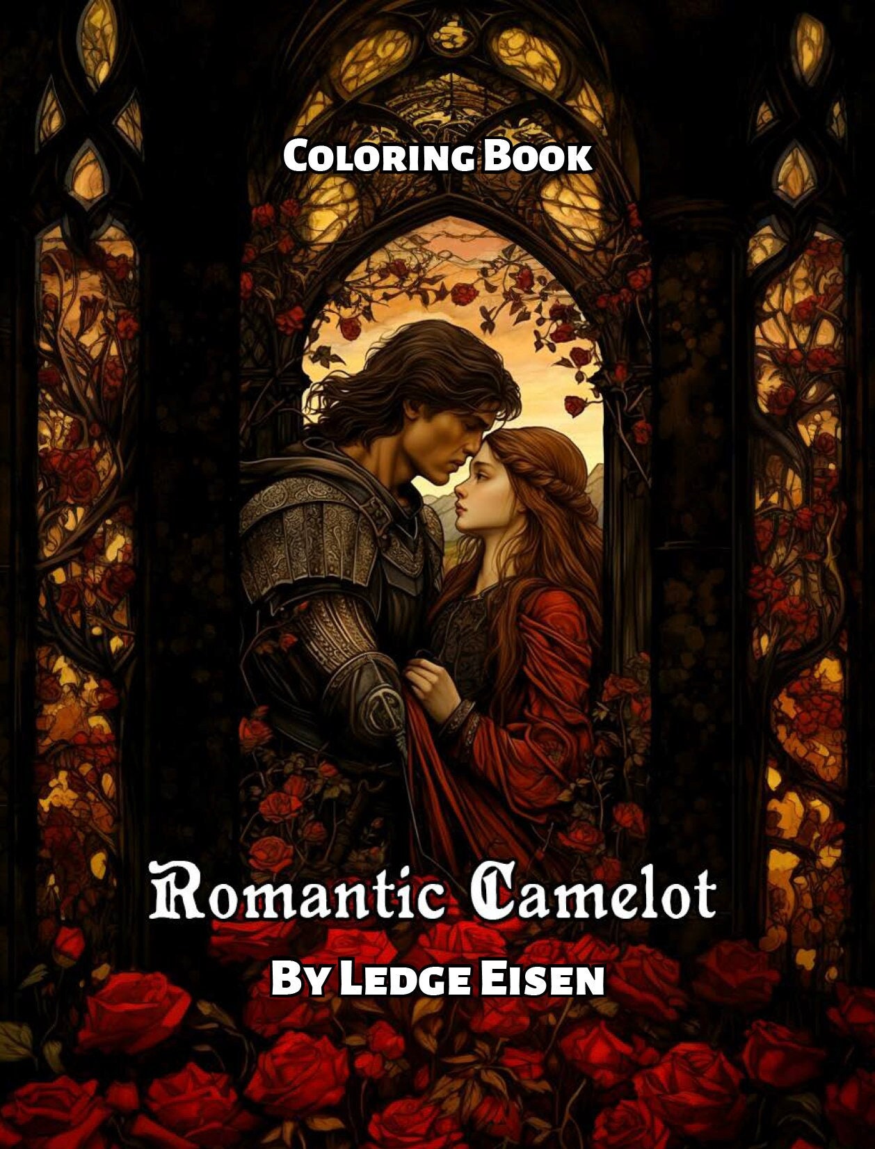 Romantic Camelot Coloring Book - Etsy