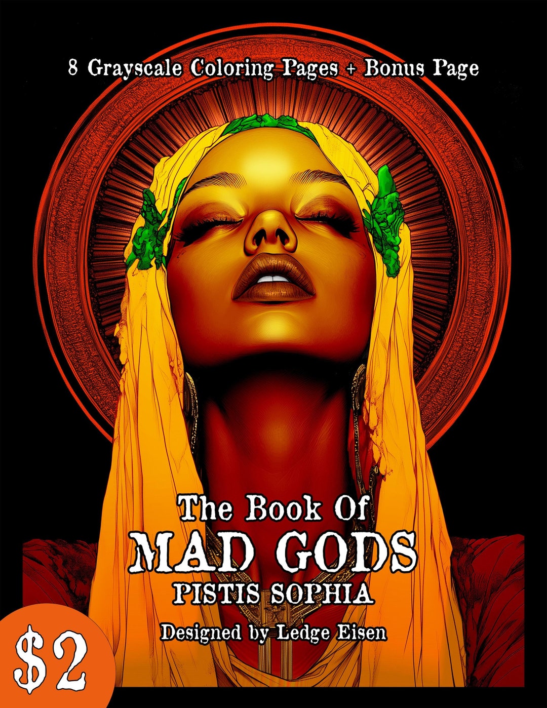 The Book of Mad Gods Pistis Sophia Mini Pack + Bonus Page - Etsy