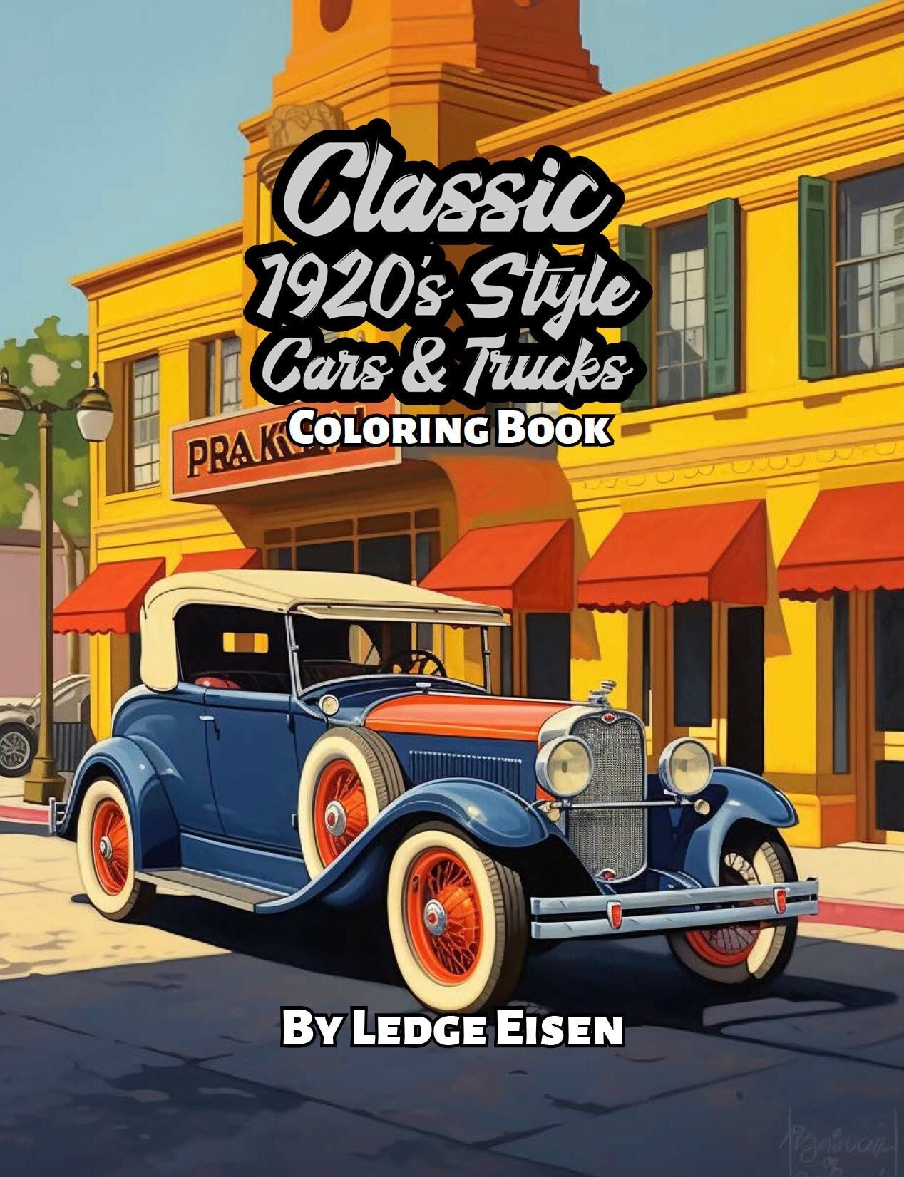 Classic 1920's Style Cars and Trucks Coloring Book. - Etsy
