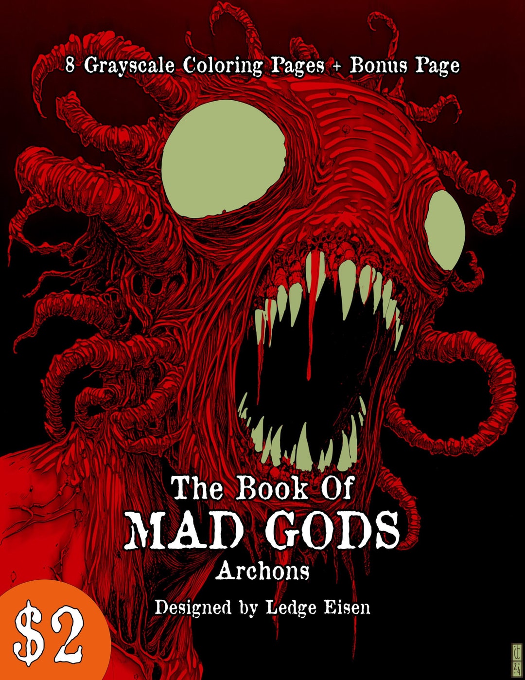 The Book of Mad Gods Mini Pack Archons Bonus Page - Etsy