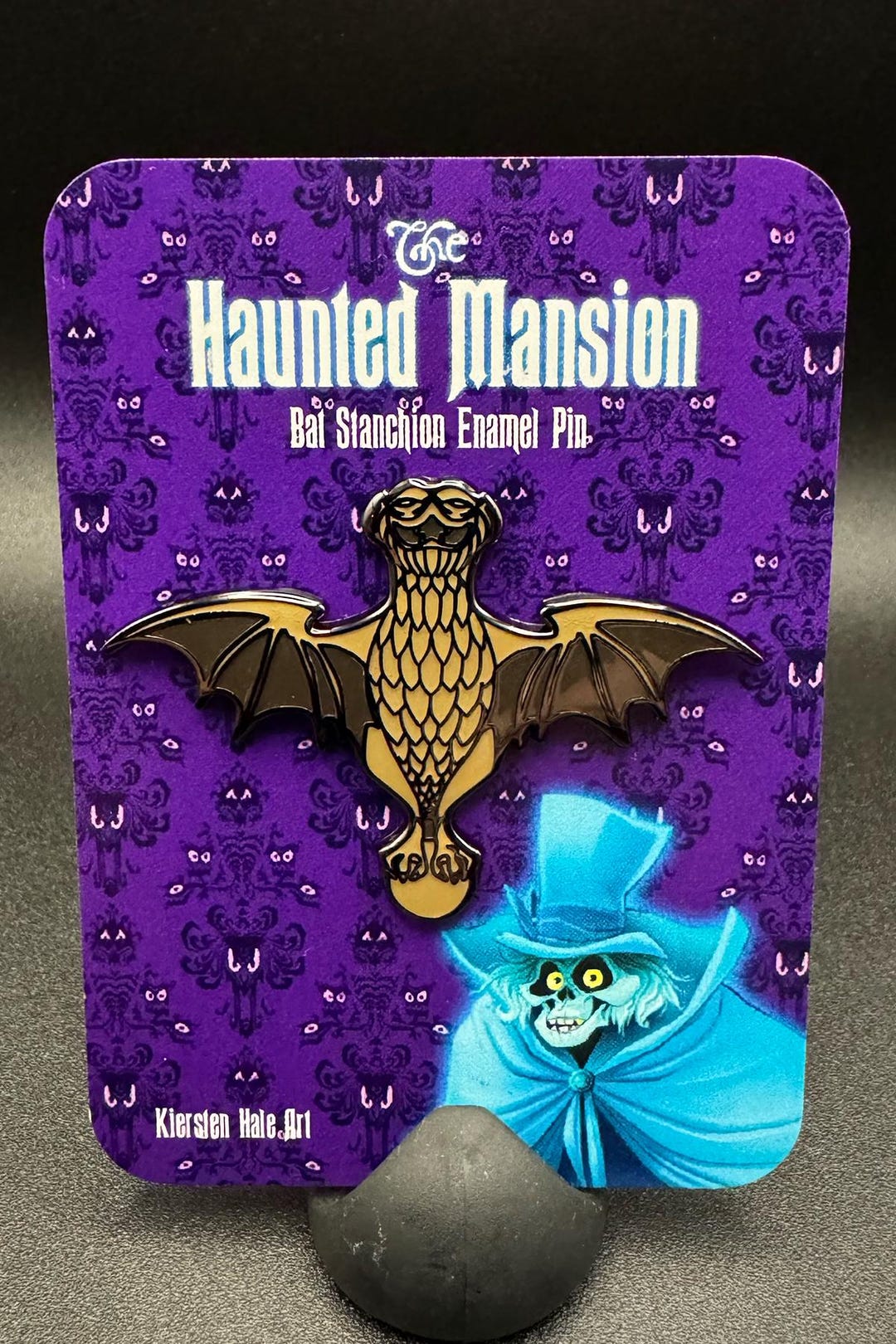 Haunted Mansion Bat Stanchion Enamel Pin - Etsy