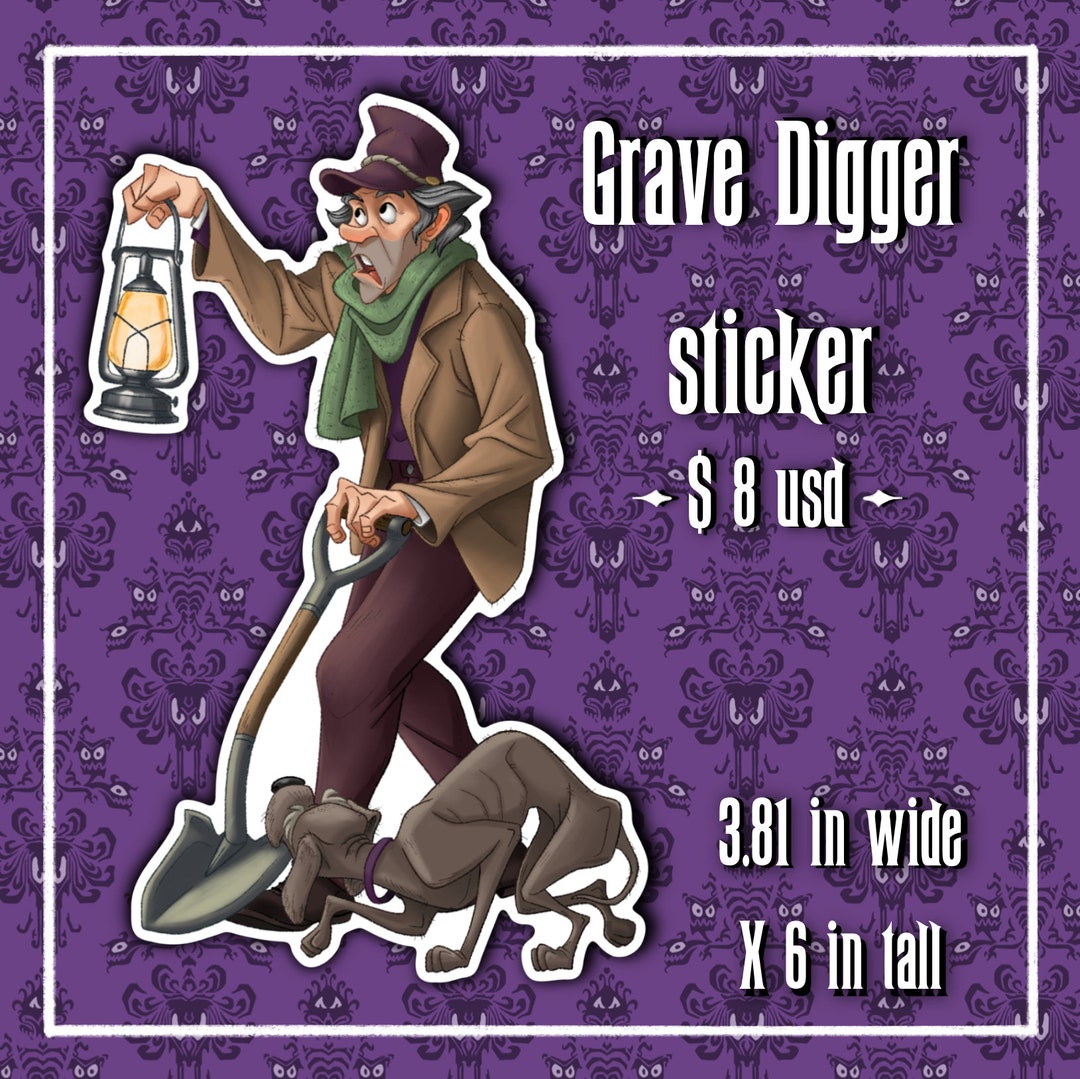 Grave Digger Decal - Etsy