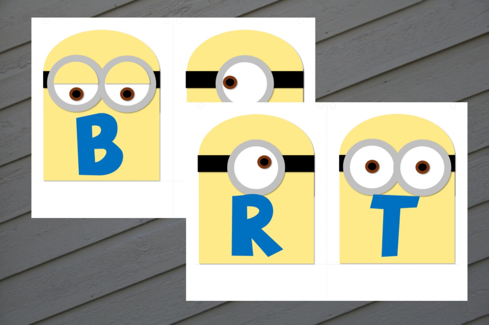 Minion Banner / Minion Birthday Party Banner / Minion Birthday | Etsy