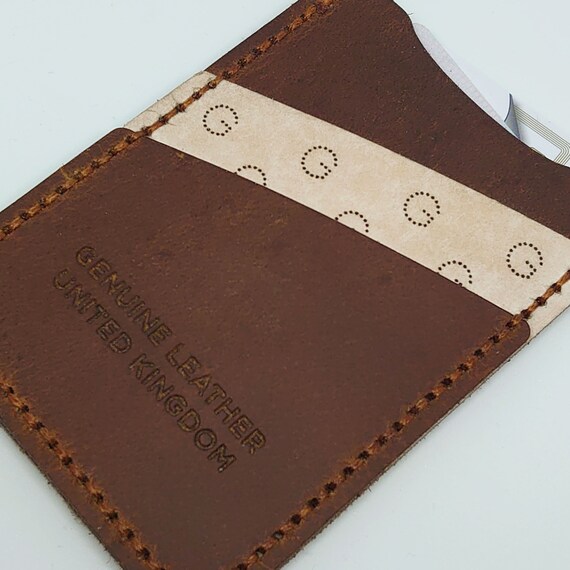 3 Pocket Leather Wallet Laser Cut File PDF for Glowforge 110mm - Etsy