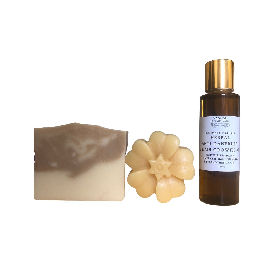 Rosemary and Cloves Shampoo Bar, Silk and Rice Protein Conditioner Bar ...