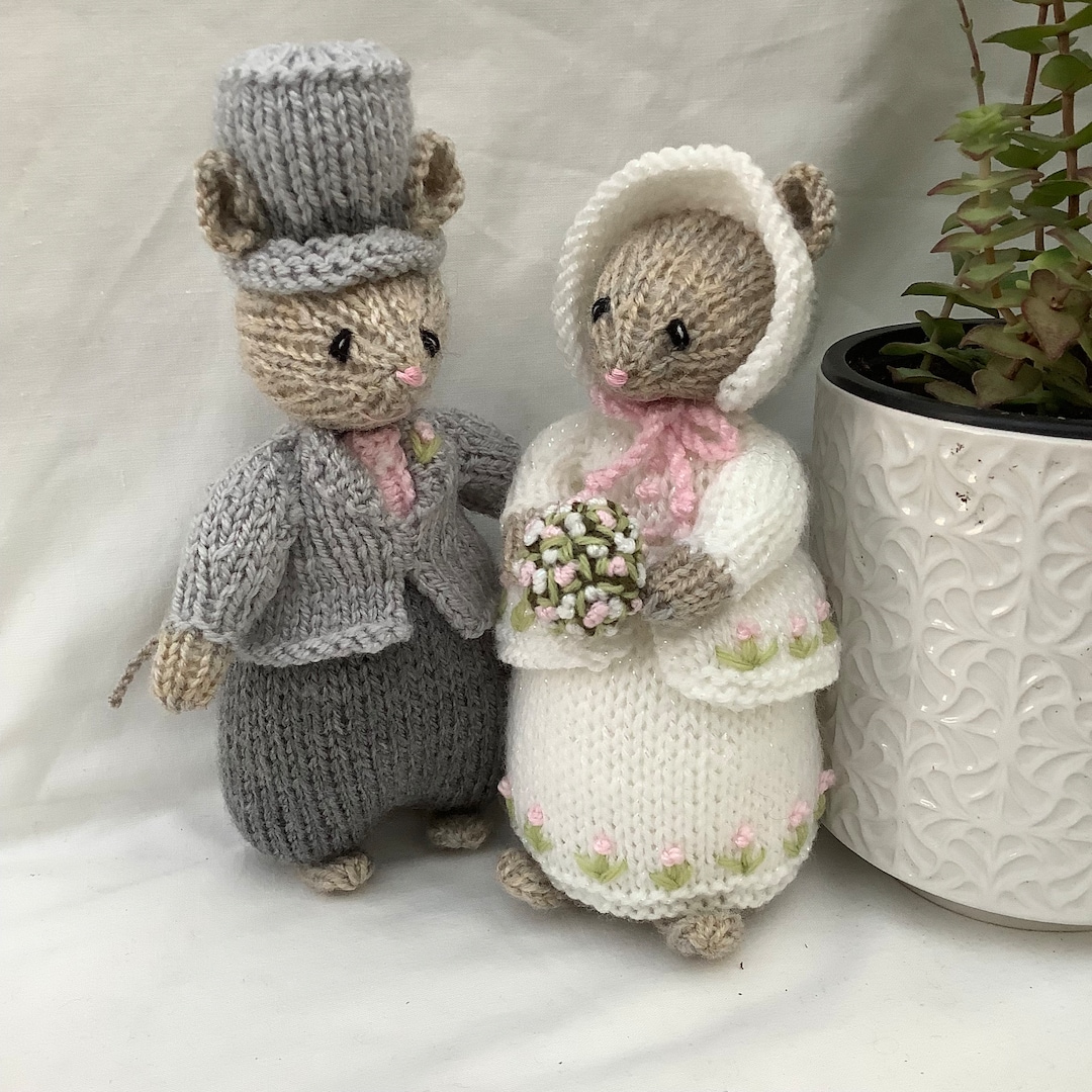 Bride and Groom Mice - Etsy