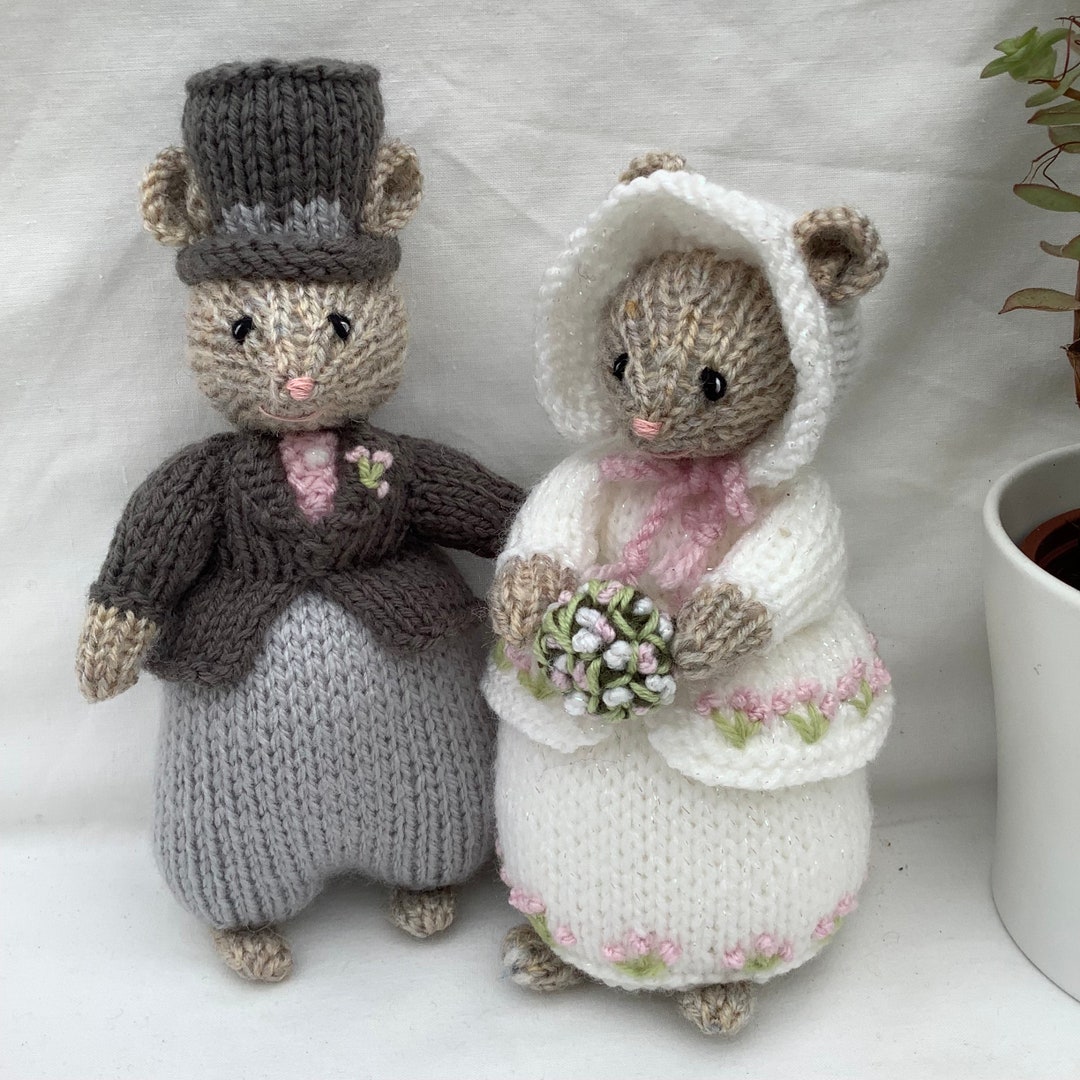 Bride and Groom Mice - Etsy