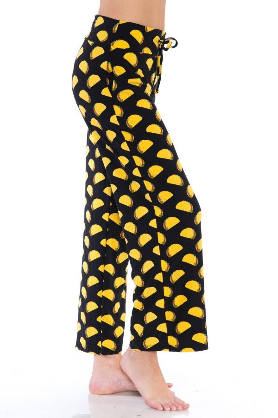 Taco Tuesday Wide Leg Buttery Soft Lounge Pajama Pants. Leggings ...