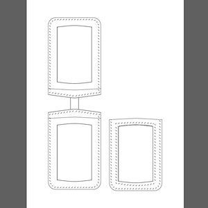 Pattern Leather ID Card Holder , ID Card Holder ,pattern ID Card Holder ...