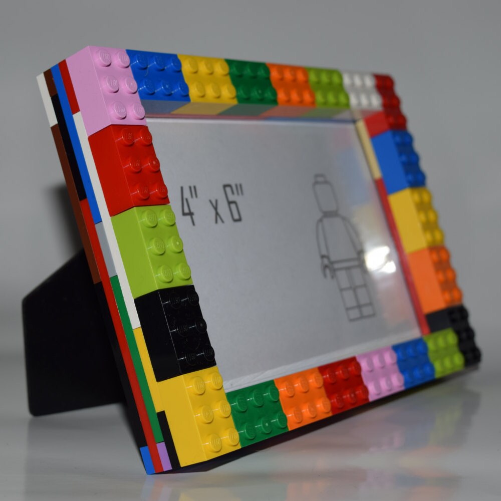 Chunky Multi Coloured Lego Photo Frame 4x6 | Etsy