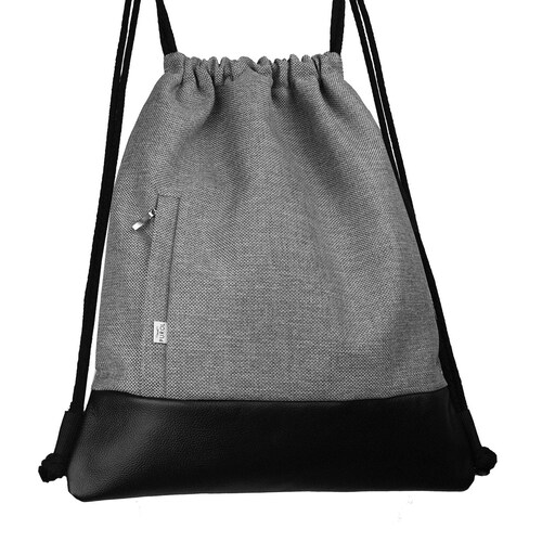 DRAWSTRING BACKPACK Vegan Sack Bag Urban Back Pack Hipster - Etsy