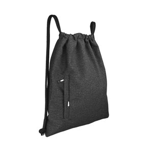 DRAWSTRING BACKPACK Vegan Sack Bag Urban Back Pack Hipster Dark Grey ...