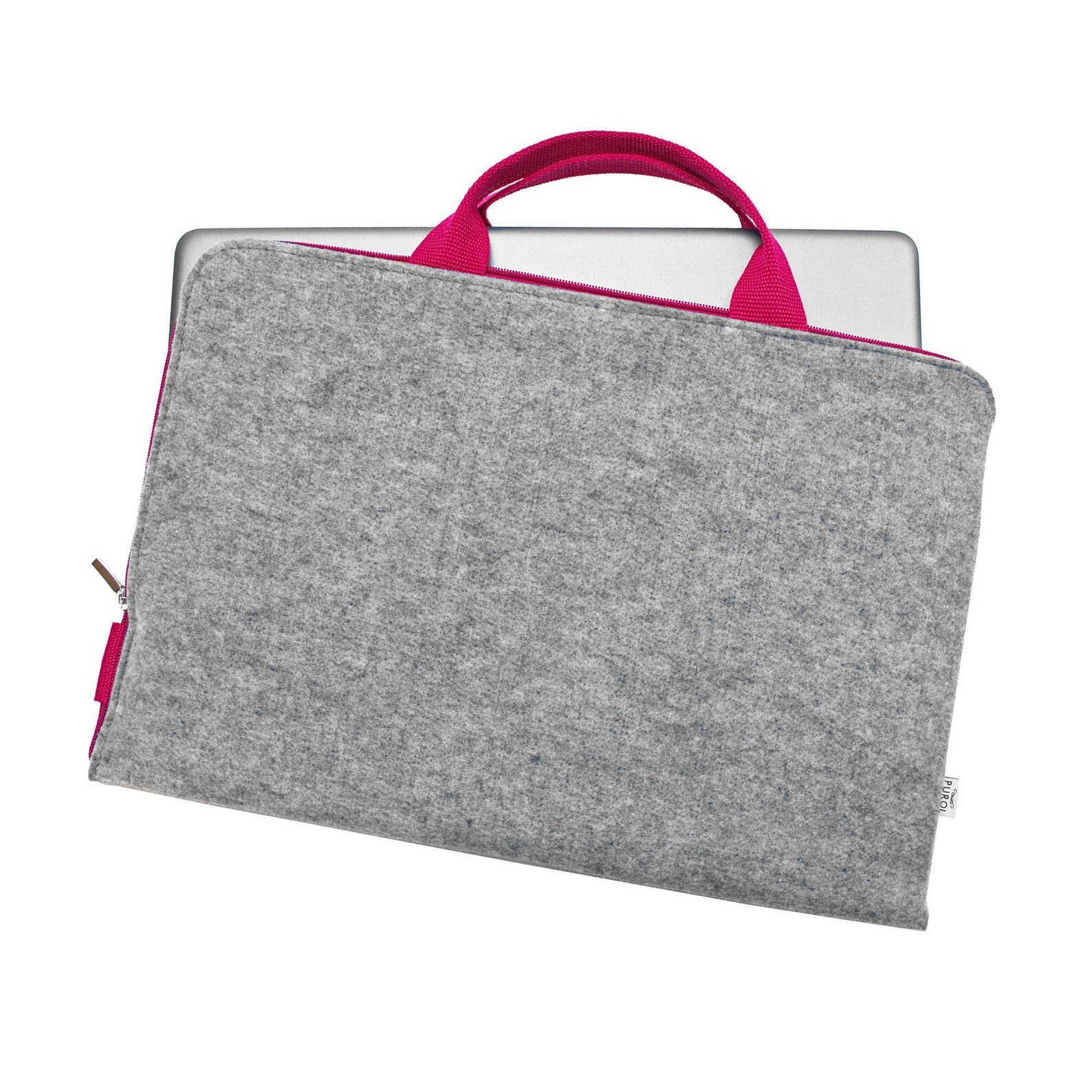SLEEVE WITH HANDLE Laptop Case MacBook Cover Pink Zipper All Sizes ...