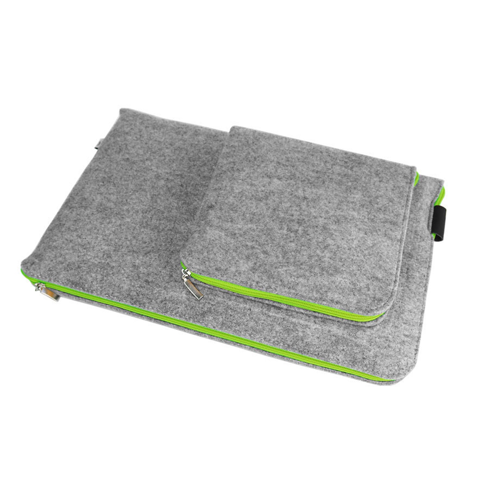 MACBOOK LAPTOP SLEEVE Felt Notebook Cover With Green Zipper - Etsy