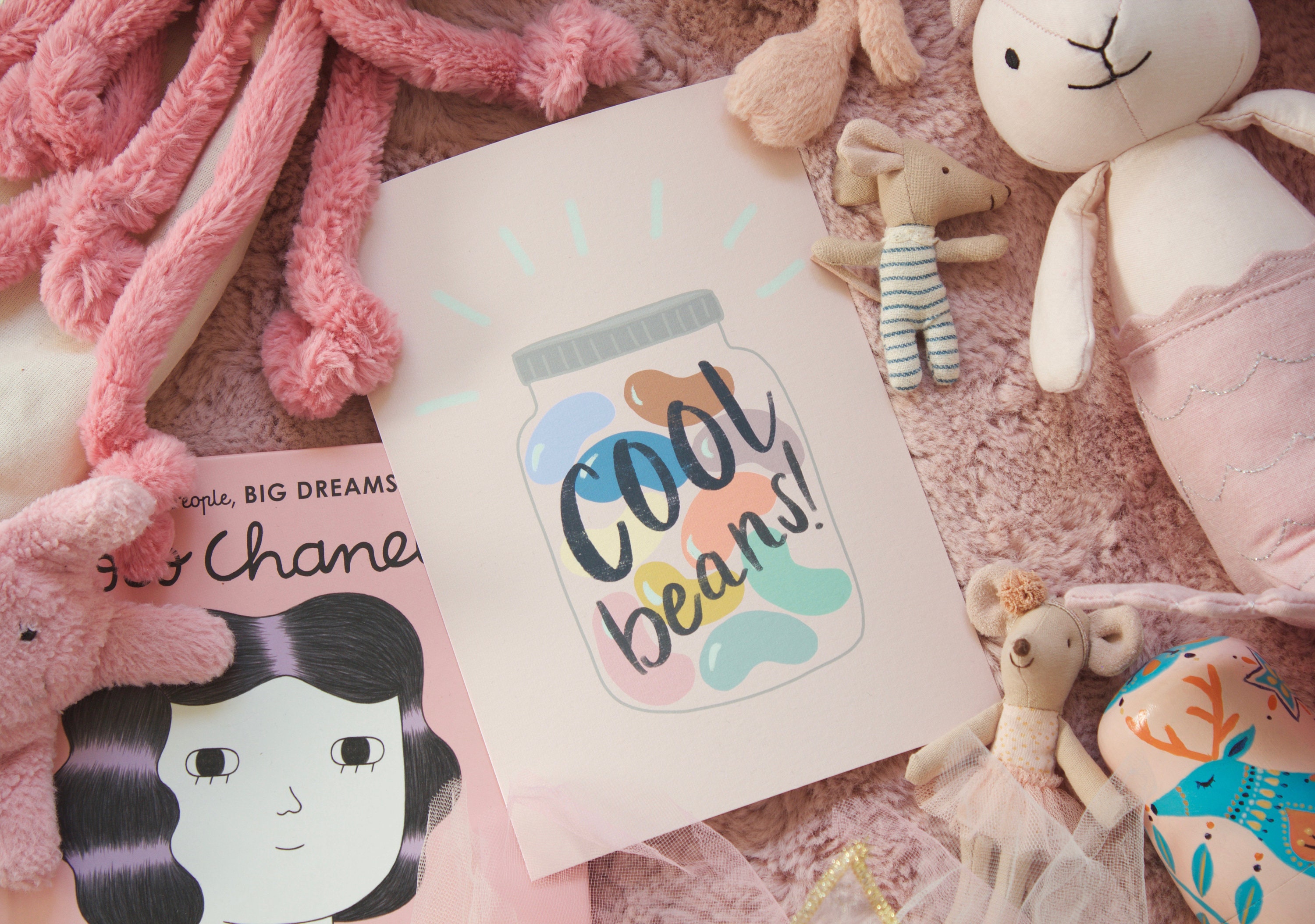 Cool Beans Positive Affirmation Print Kid's Poster | Etsy