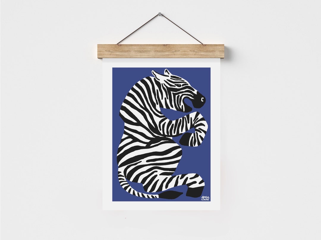 Zebra Print, Zebra Poster, Wild Poster, Animal Print, Jungle Theme ...