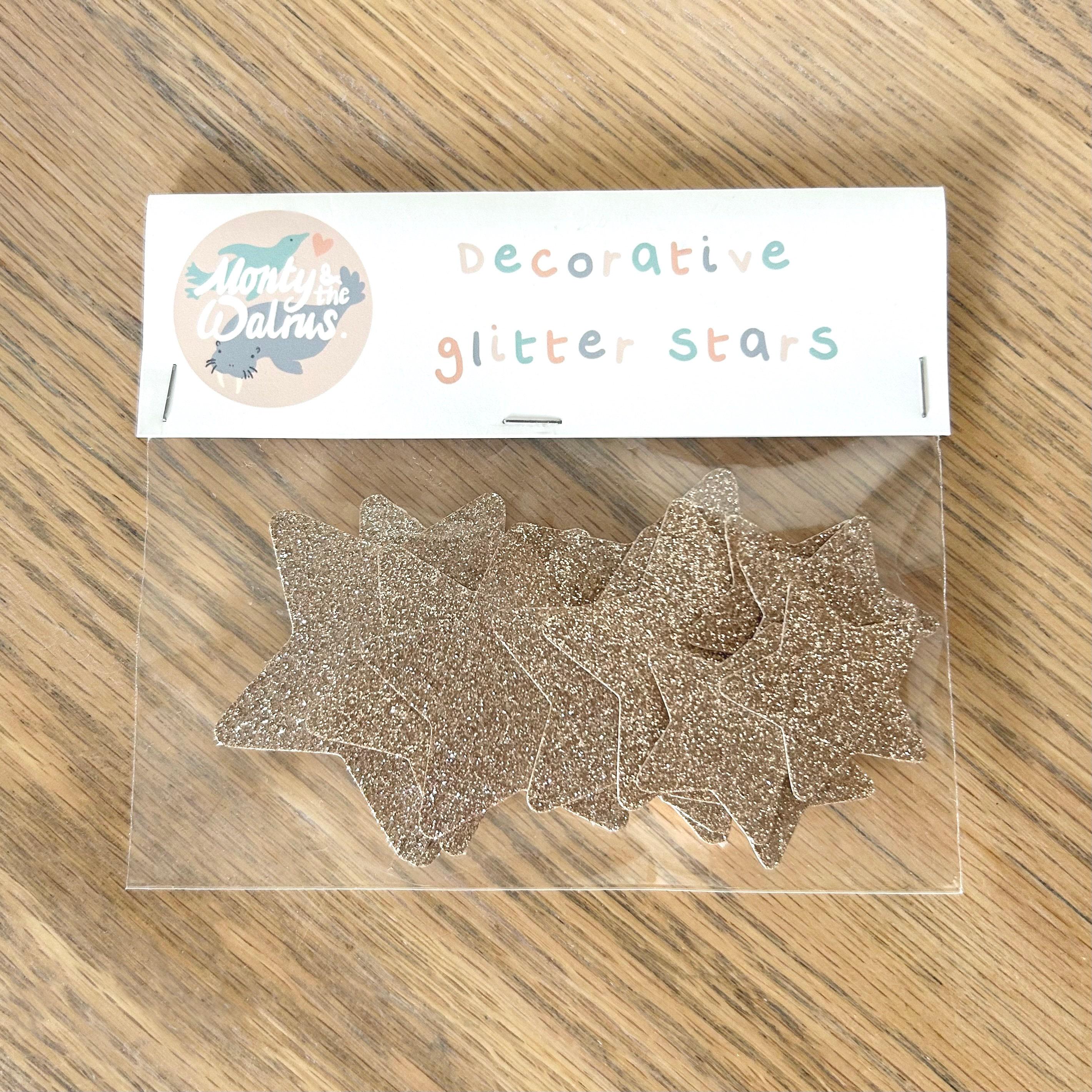 Glitter Wall Stars, Kids Room Decor, Sparkly Stickers - Etsy